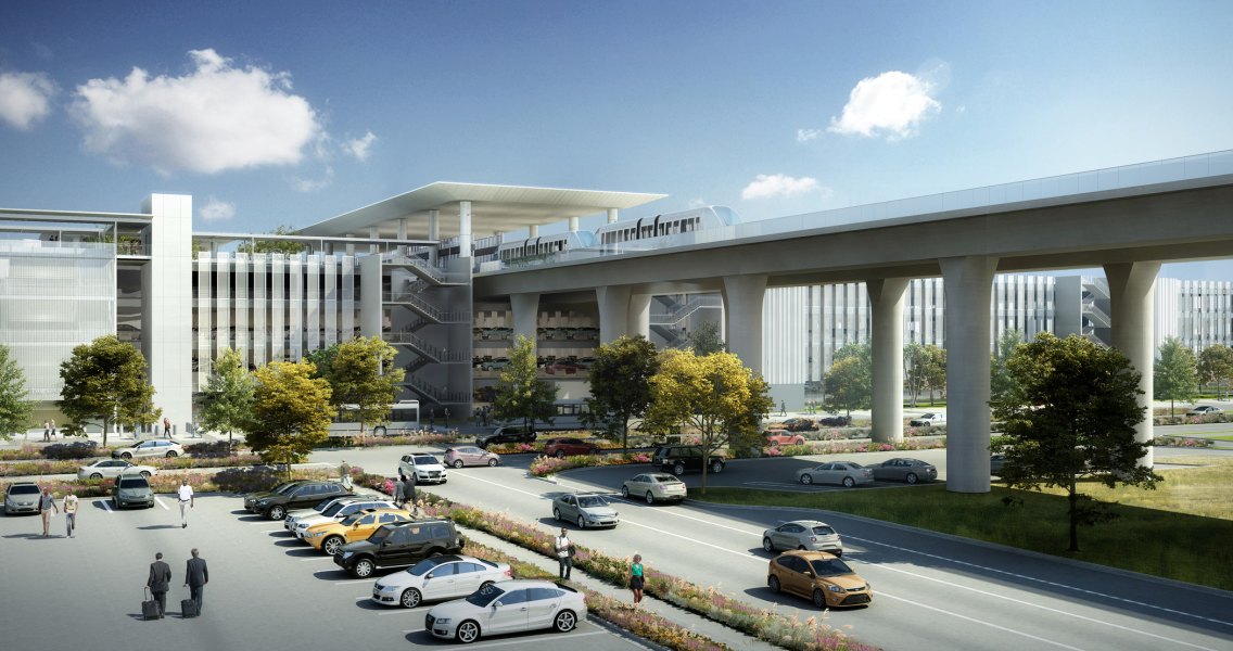 Consolidated Rental Car Facility (ConRAC) at Los Angeles International ...