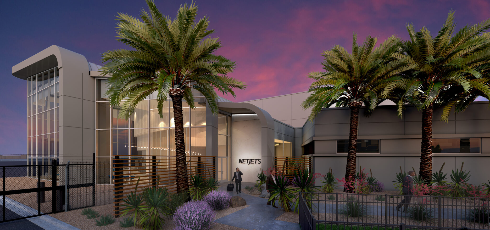 Signature Aviation/NetJets Terminal + Hangar Facilities at Harry Reid ...