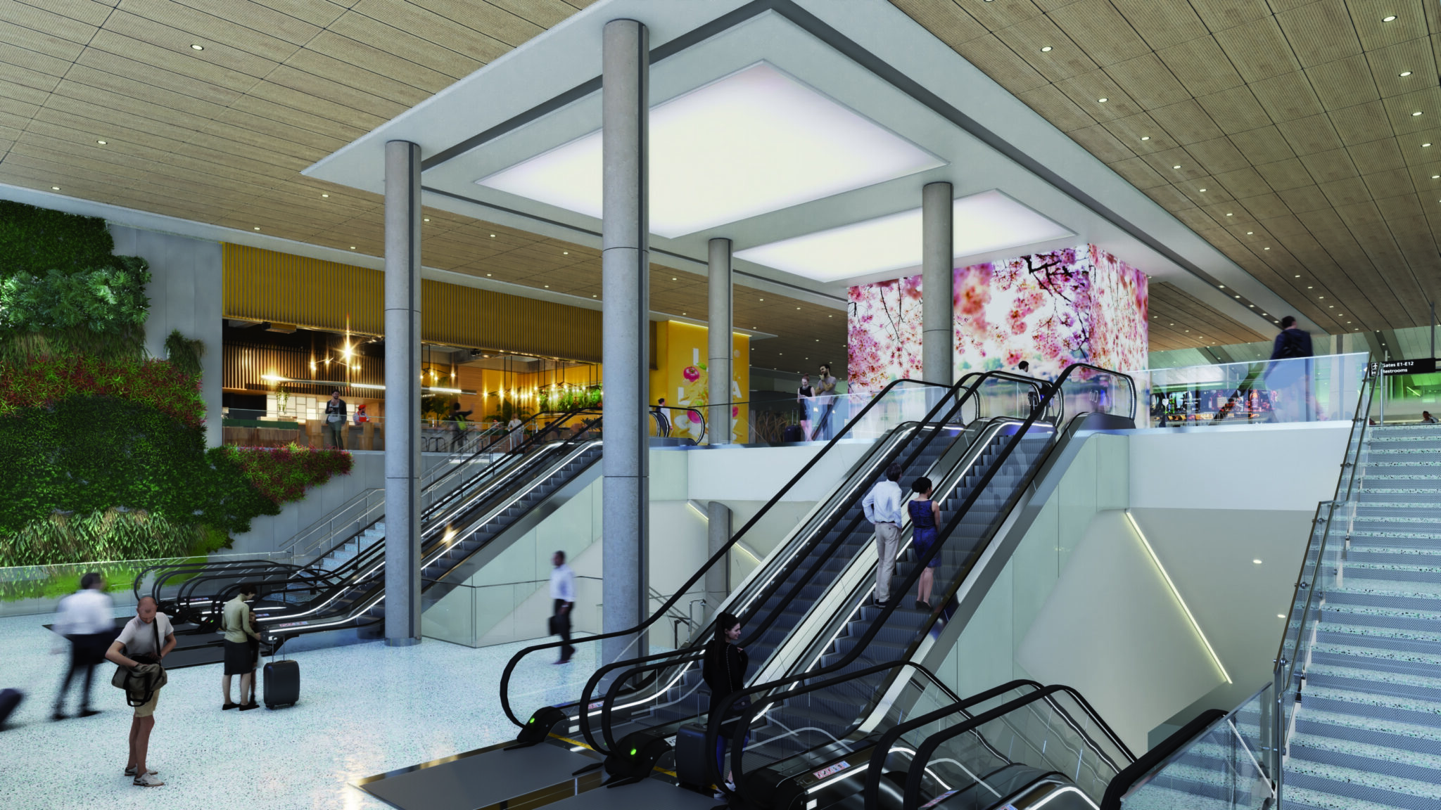 Tier-2 Concourse (East) at Washington Dulles International Airport (IAD ...